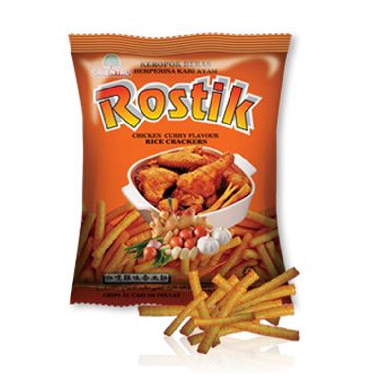 Promo Oriental Rostik Chicken Curry Flavour Rice Crackers [60 g] Diskon ...