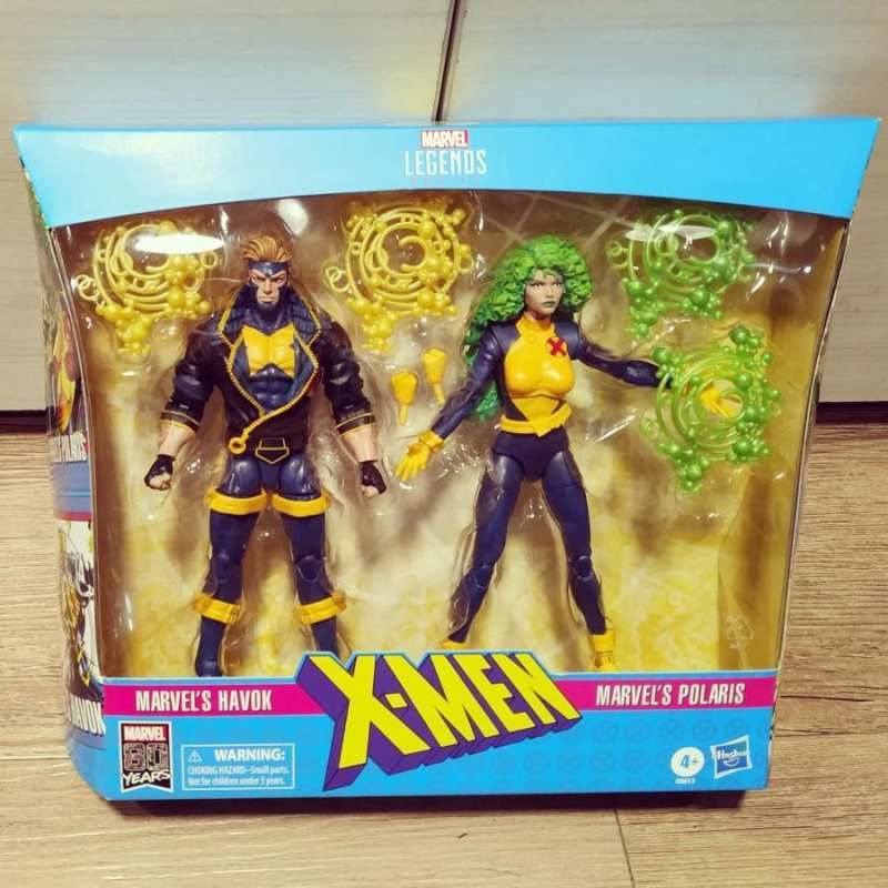 Jual HASBRO MARVEL LEGENDS X-MEN 2-PACK HAVOK & POLARIS X-FACTOR XMEN ...