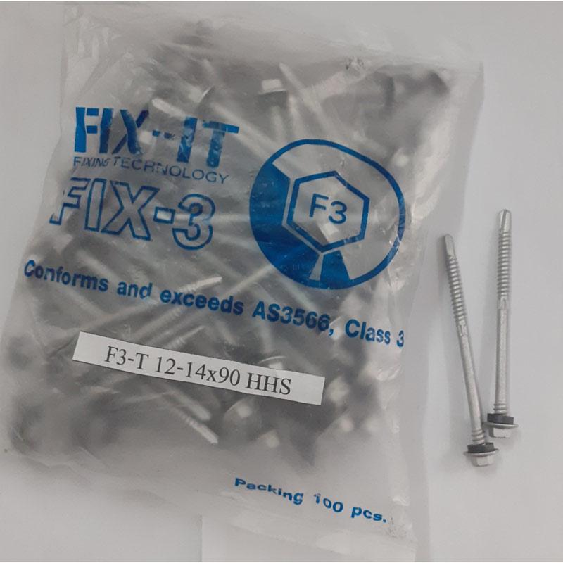 Jual Fix-it Fix-3 F3-t 12-14x90 Hhs Crest Fixing Screw Sekrup Atap Di ...