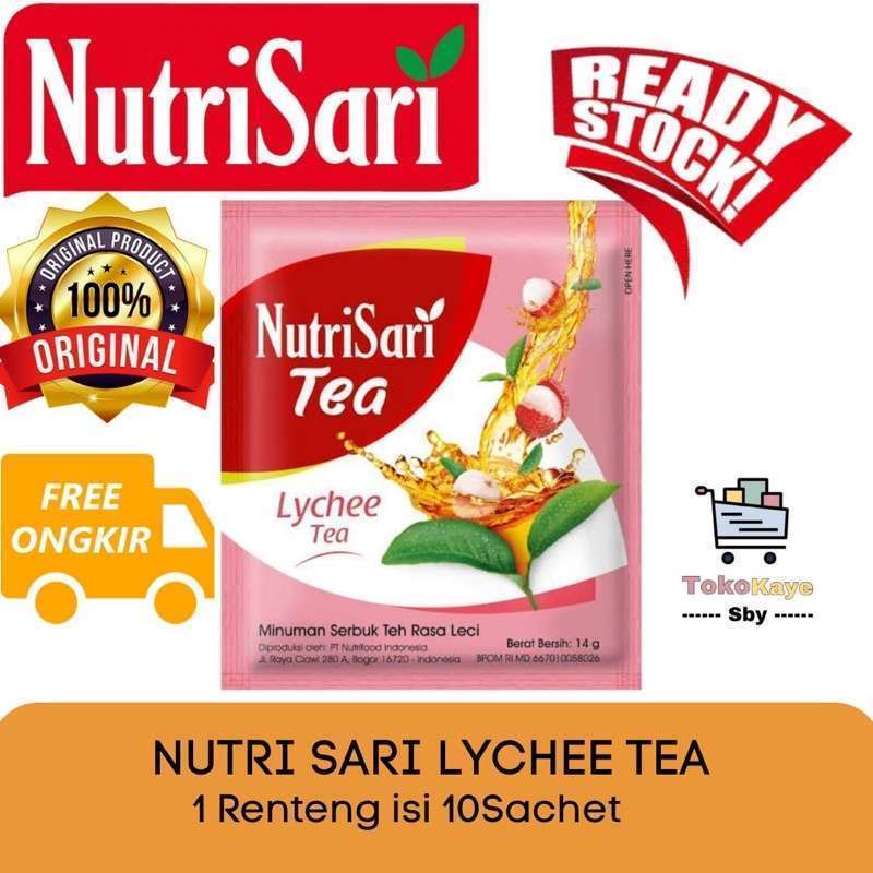 Jual Nutrisari Rasa Leci Tea [10 Sachet] di Seller Nourish Mart Grand ...