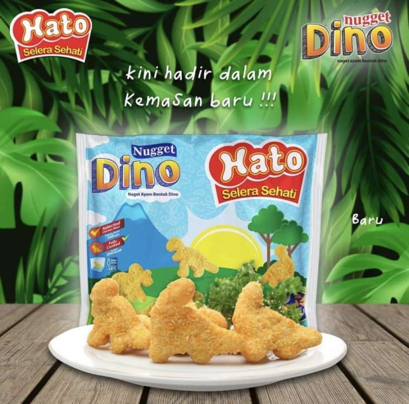 Jual Hato Nugget Dino 500 gr di Seller Decemil - Bubulak, Kota Bogor | Blibli