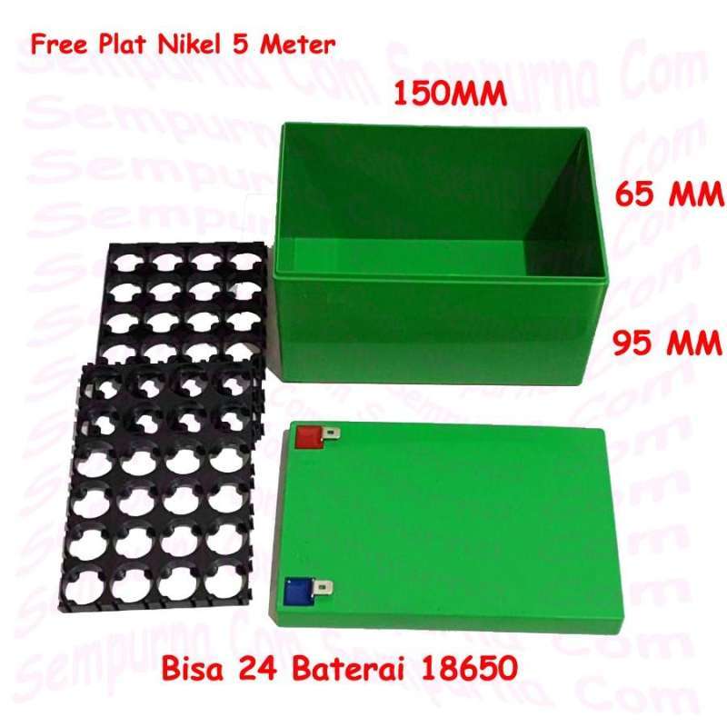 Jual Diy Box Baterai AKI Rakitan Lithium ion Lion 18650 12V 24V 36V 48V ...