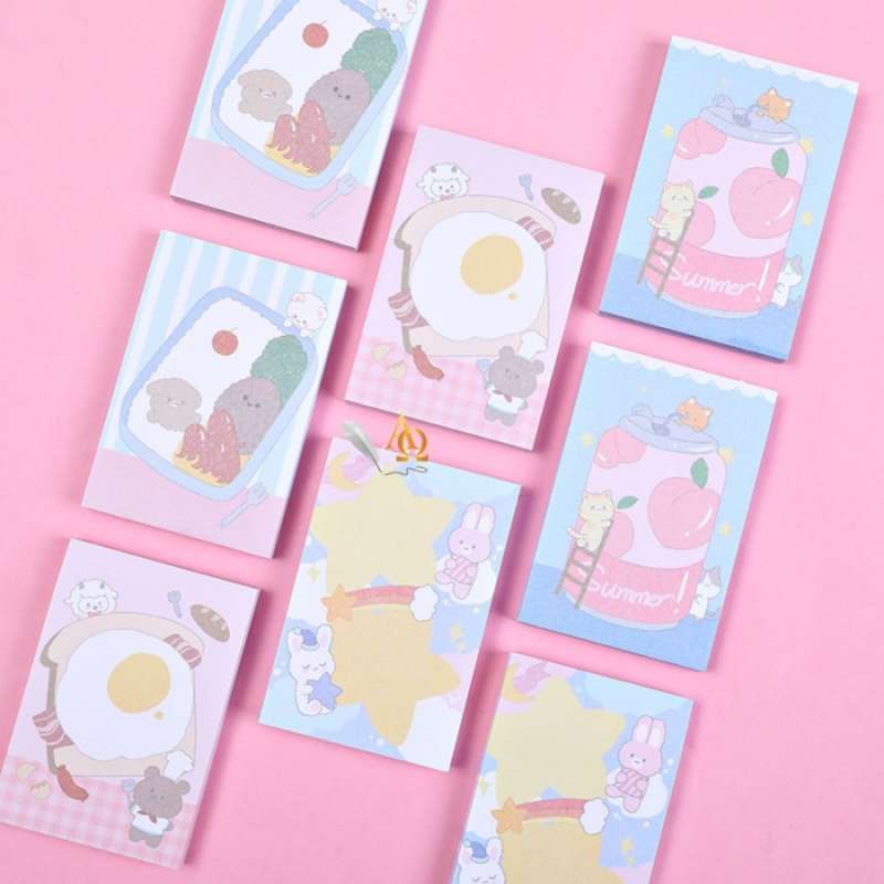 Promo Stick Note Unik / Sticky Note Motif Imut Isi 100 Lembar Diskon 5% ...