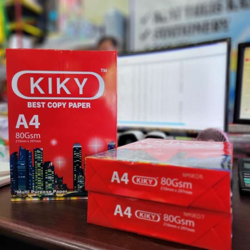 Jual Kertas HVS A4 Kiky 80 Gram di Seller Mamre's Store - Darat, Kota ...
