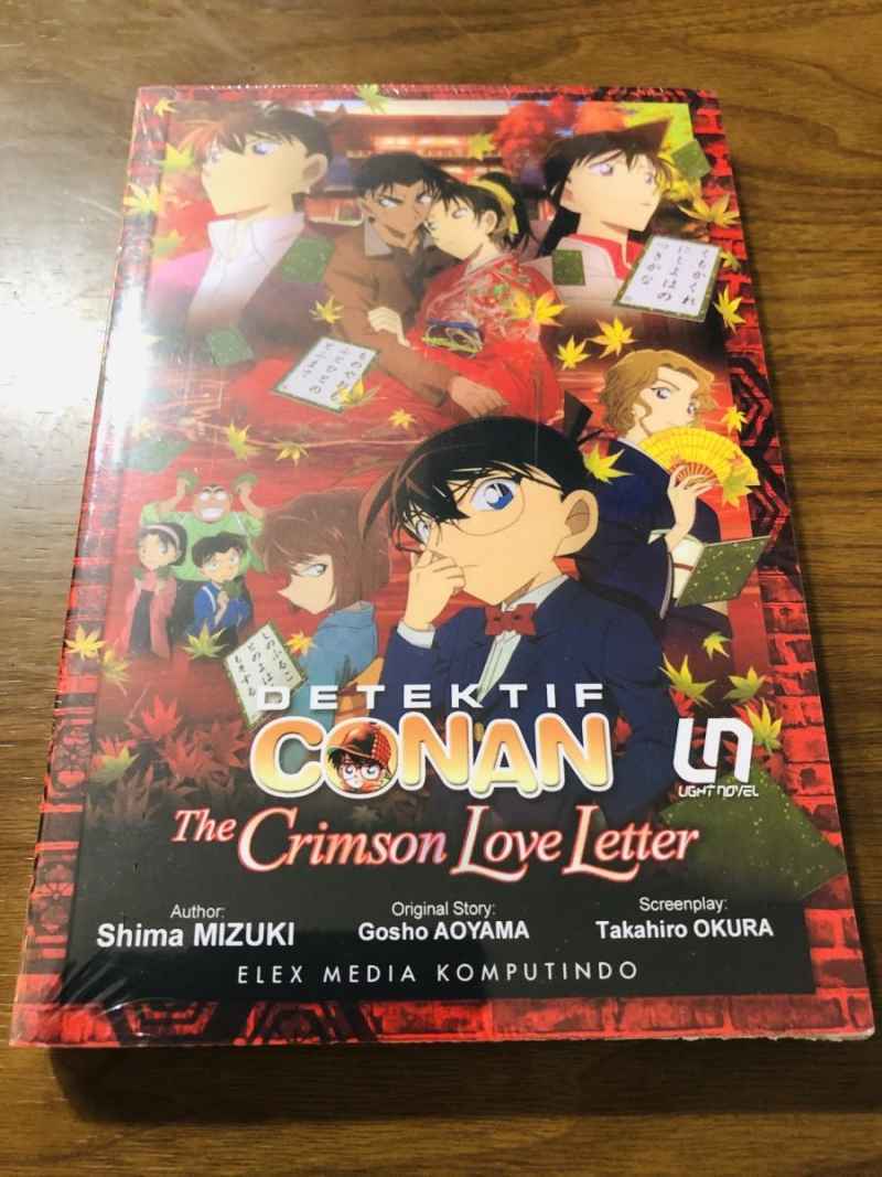 Jual Buku Light Novel Detektif Conan The Crimson Love Letter Satuan di ...