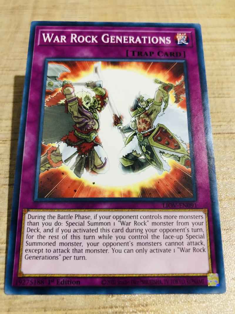 Jual Kartu Yugioh Original War Rock Generations Di Seller Antique Mise ...
