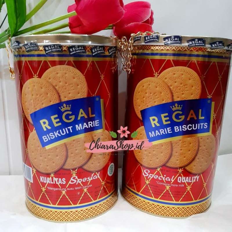 Jual Biskuit Regal Kaleng 1 Kg Kualitas Spesial - Marie Regal Biscuit 1 ...