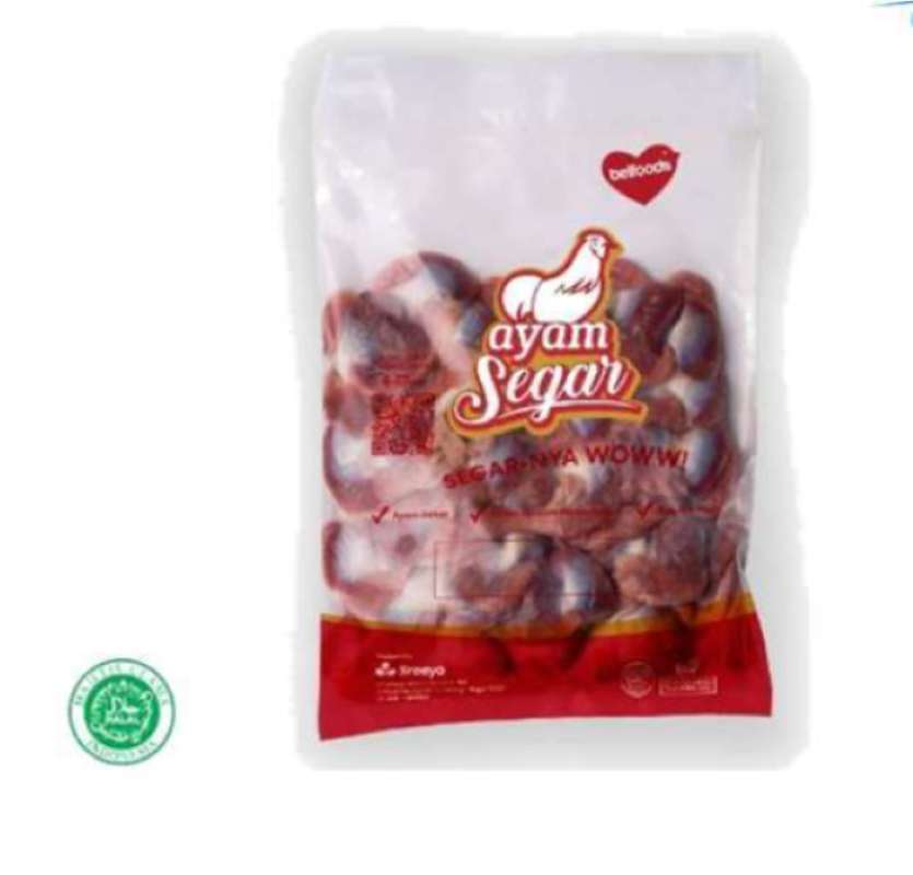 Promo Belfoods Ayam Segar Sreeya Ampela Ayam Frozen [1 kg / pack] Halal ...