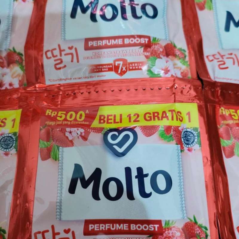 Jual Molto Pelembut dan Pewangi Pakaian Perfume Boost Korean Strawberry di Seller Barokah Mard3 ...