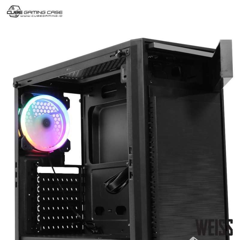 Jual Cube Gaming Weiss Free 1 Fan Rgb Atx Gaming Case Di Seller Victory ...