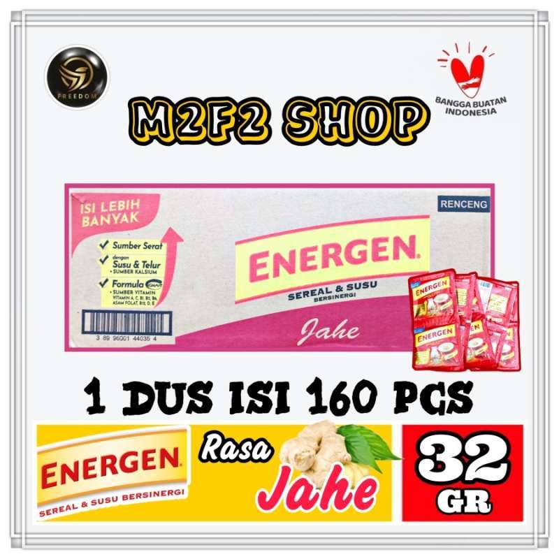 Promo Energen Sereal dan Susu Berenergi Rasa Jahe - 32 gr (Kemasan ...