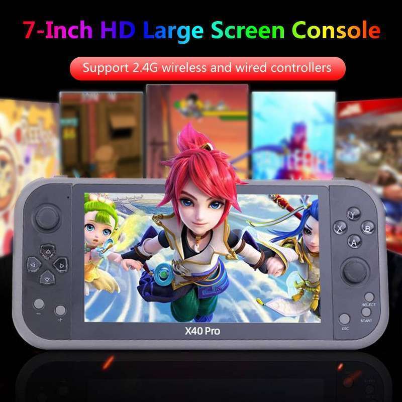 Jual X40 Pro Video Game Console Built-in 10000 Games Support Wireless ...