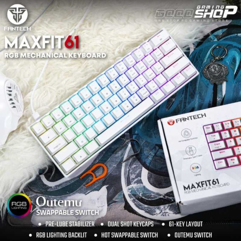 Jual FANTECH MAXFIT61 MK857, KEYBOARD 60% - Gaming Keyboard di Seller ...