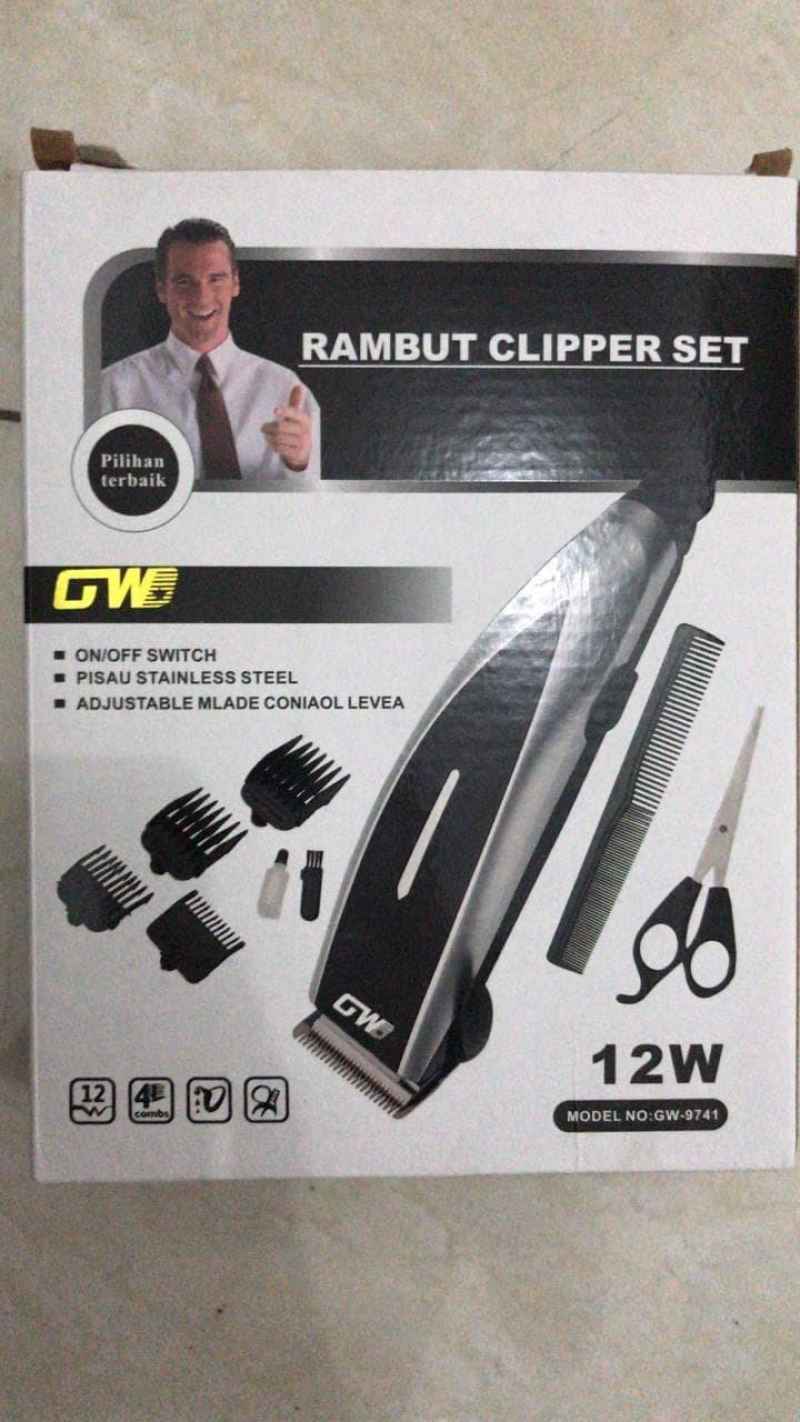 Jual Alat Cukur Rambut Listrik Elektrik - Rambut Clipper Set Di Seller ...
