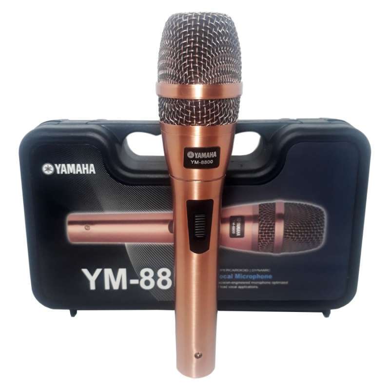 Promo Mic Yamaha Microphone Kabel Ym 8800 Super Body Besi Plus Koper ...