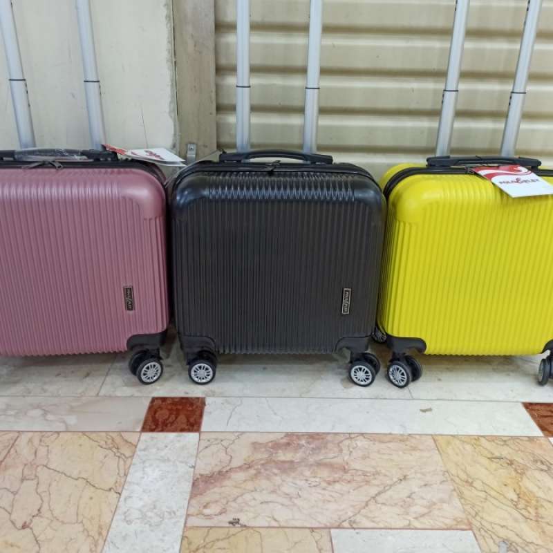 Jual Tas Koper Polo 16 inch Kabin Mini Kecil Koper Fiber Pilot ...