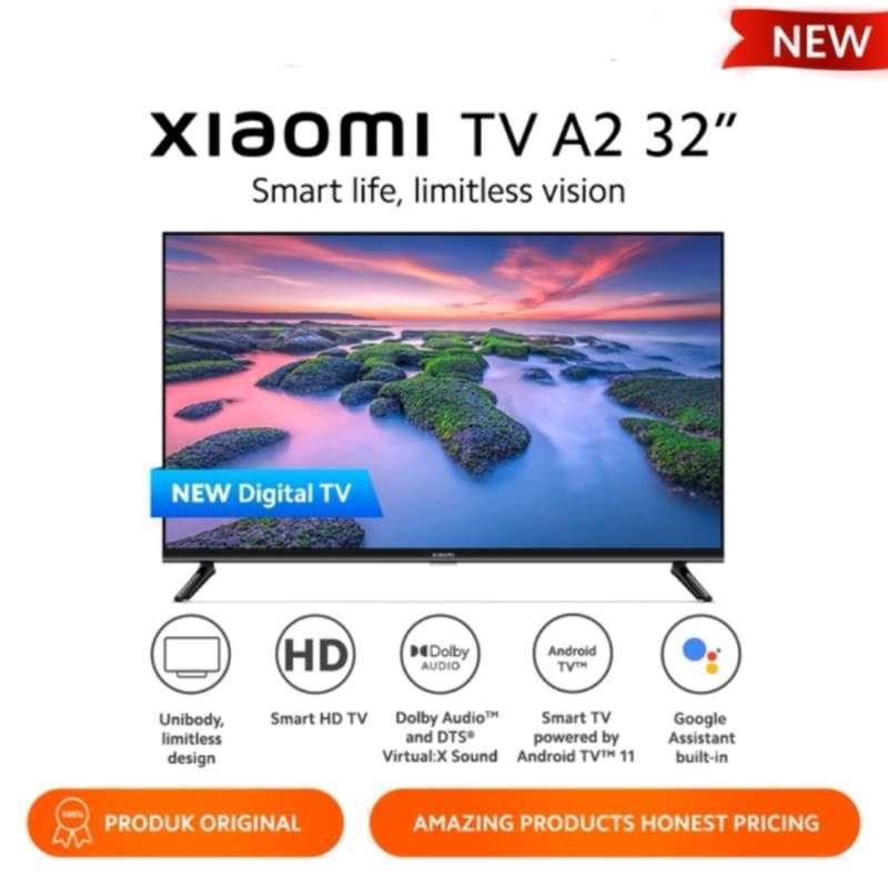 Jual Xiaomi 32 Inch TV A2 Smart TV HD Android TV L32M7 di Seller Satu ...