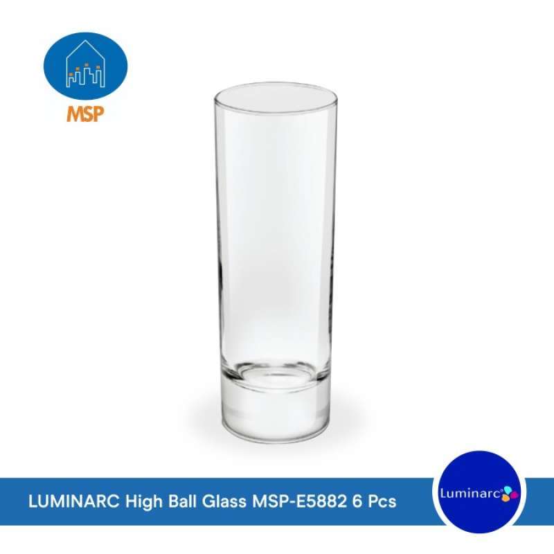 Jual Luminarc High Ball Glass (Msp-E5882) /Gelas Jus/ 12Oz/350Ml/ Isi 6 ...