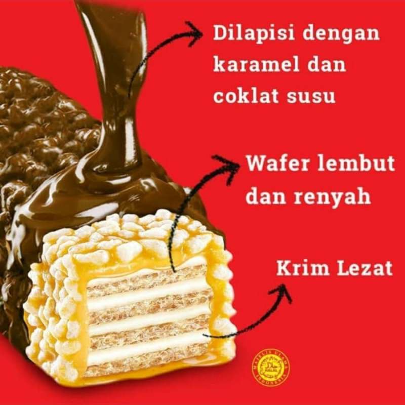 Promo Beng Beng Nuts Wafer Almond Caramel Chocolate Cokelat - 35 Gr ...