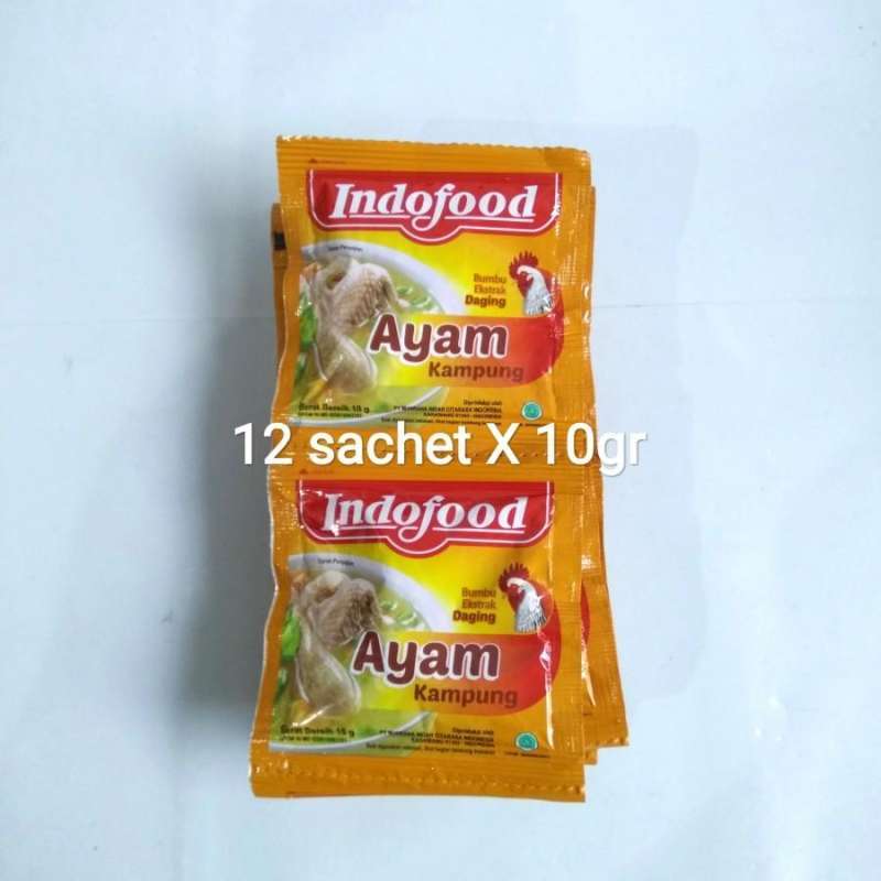 Jual Indofood Kaldu Ayam Kampung 12 sachet X 10gr di Seller ...
