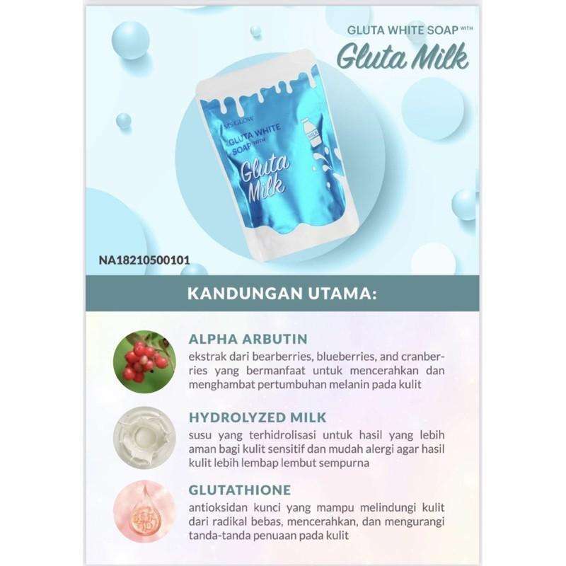 Promo MS GLOW GLUTA WHITE SOAP | SABUN GLUTA Diskon 32% di Seller CLS ...