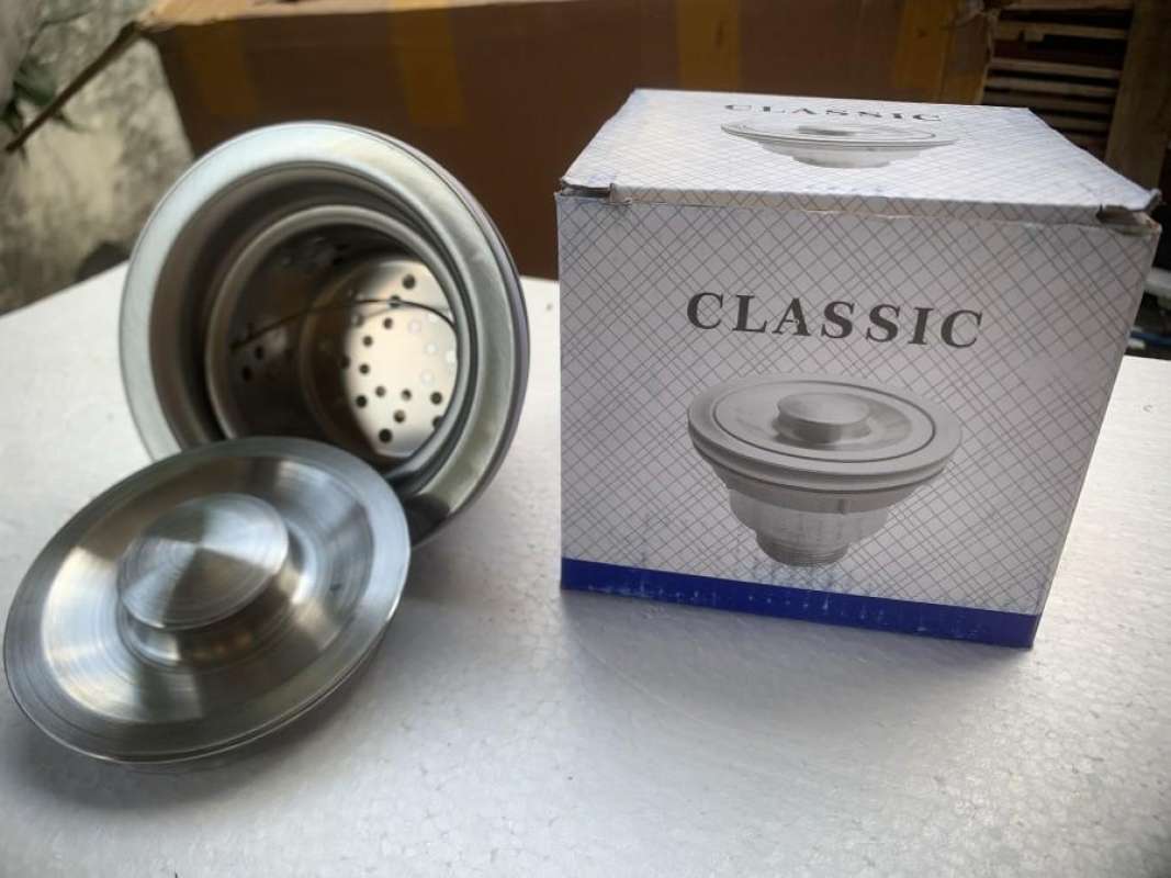 Jual Afur Bak Cuci Piring Stainless Saringan Pembuangan Sink di Seller ...