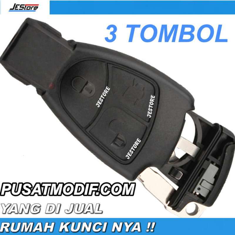 Jual Casing Mercedes 3btn W203 W210 W211 W220 Casing Kunci Remote ...