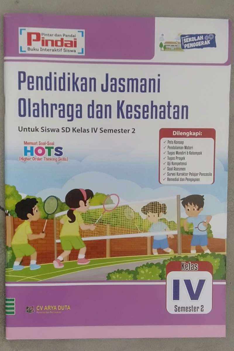 Jual LKS Kurikulum Merdeka - PJOK Untuk Kelas IV Semester 2 SD di ...