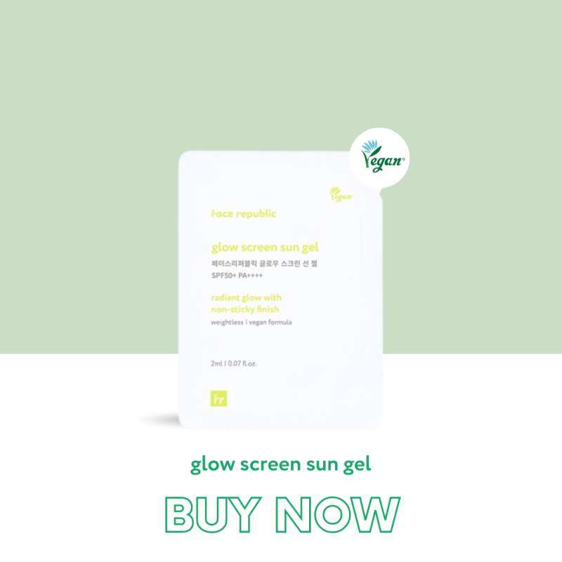 Jual Face Republic Glow Screen Sun Gel SPF50+ PA++++ 2mL [Non-sticky ...