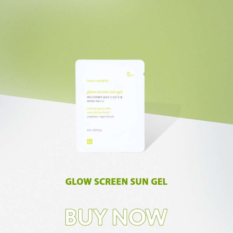 Jual Face Republic Glow Screen Sun Gel SPF50+ PA++++ 2mL [Non-sticky ...