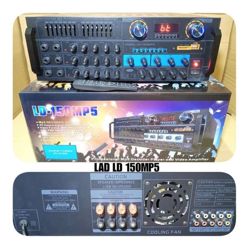 Jual Ampli Karauke Lad Ld 1500mp5 Profesional Video Amplifier Di Seller ...