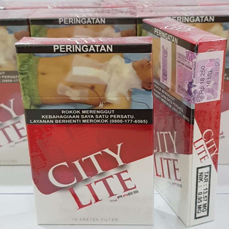 Jual Rokok City lite - 16 batang / 1slop /10 bungkus by Ares HM ...