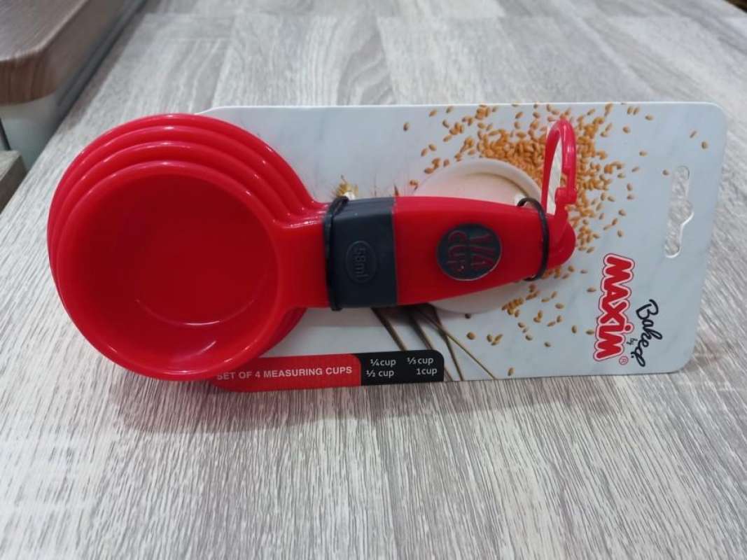 Jual SET OF 4 MEASURING CUPS MAXIM TOOLS / CUP UKUR GELAS UKUR di ...