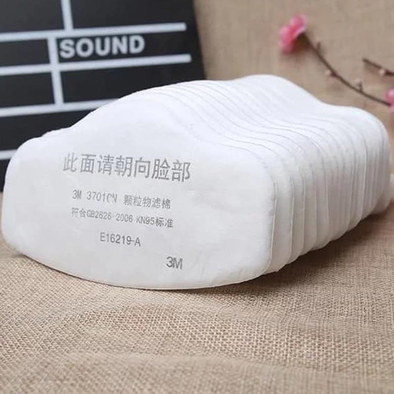 Jual 3m 3701cn Filter Masker For N95 Respirator 3200 Or 3700 [50 Pcs ...