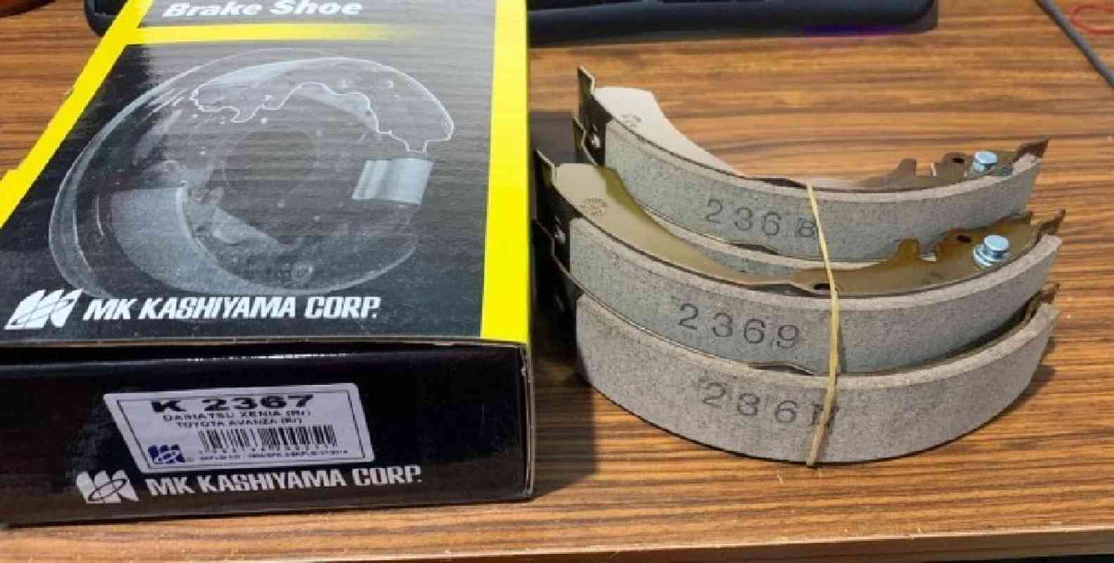 Jual Kampas Rem Brake Shoes Toyota Avanza K2367 MK Kashiyama Asli di ...