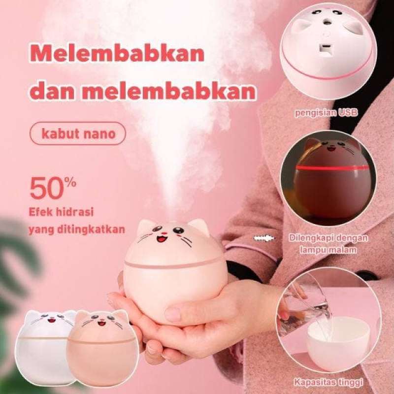 Jual Humidifier Cat Diffuser Aroma Terapi Pengharum Ruangan Cute ...