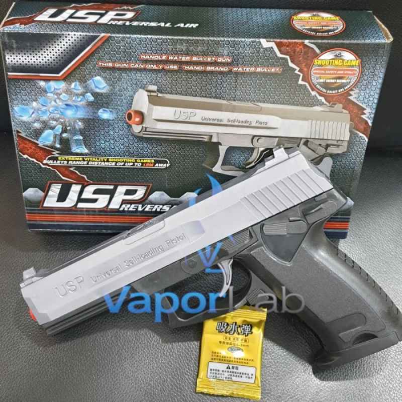 Jual MAINAN ANAK PISTOL USP WATER GEL JELLY HYDROGEL TOY GUN PLASTIK di ...