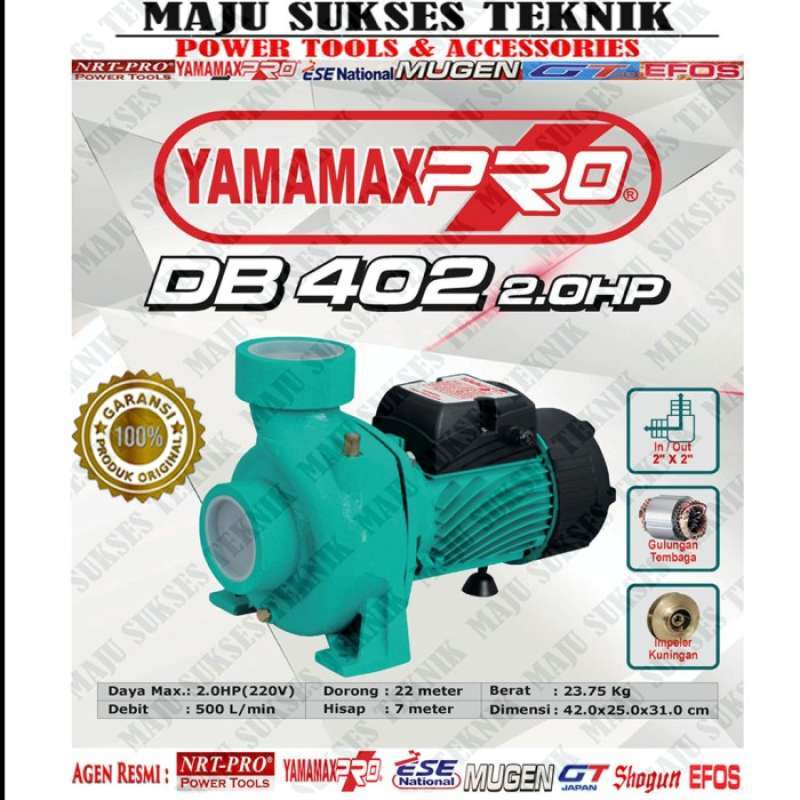 Promo Yamamax Pro Db 402 Pompa Air Centrifugal Irigasi 2hp 2 Inch ...