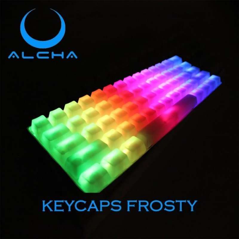 Jual ALCHA KEYCAPS FROSTY ABS MECHANICAL KEYBOARD OEM PROFILE FULL SIZE ...