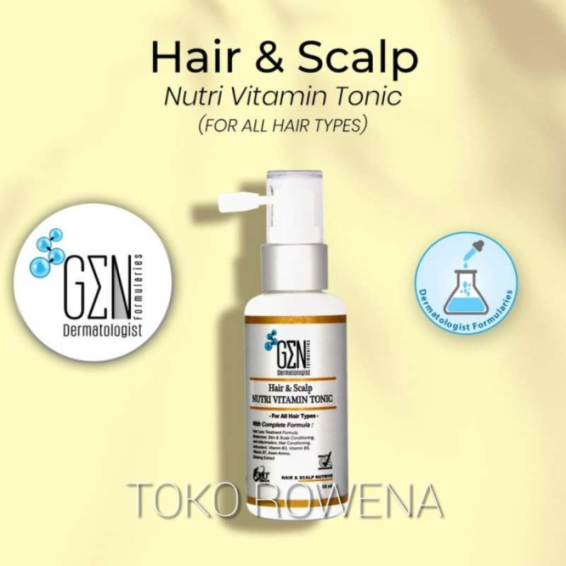 Jual GEN Hair & Scalp Nutrivitamin Tonic di Seller Alfa Healthy Radika ...