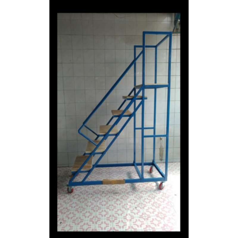 Promo Tangga Dorong Tangga Gudang Tangga Barang Mobile Stair Diskon 23% ...