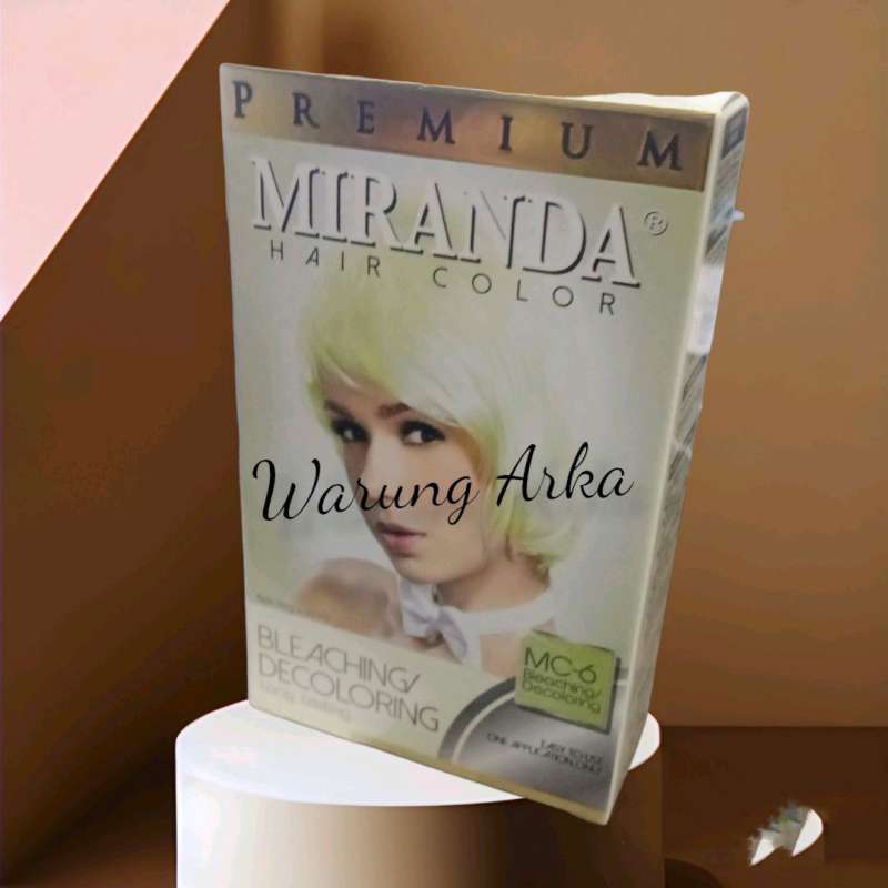 Jual Miranda Hair Color 30gr+30ml Bleaching Decoloring Semir Miranda ...