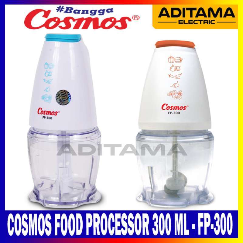 Promo COSMOS MINI FOOD PROCESSOR FP300/ FOOD PROCESSOR COSMOS 300ml FP ...