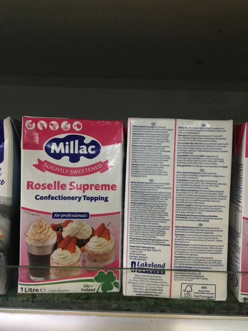 Jual milac whipped cream 1liter di Seller Mrbenshope - Madras Hulu ...