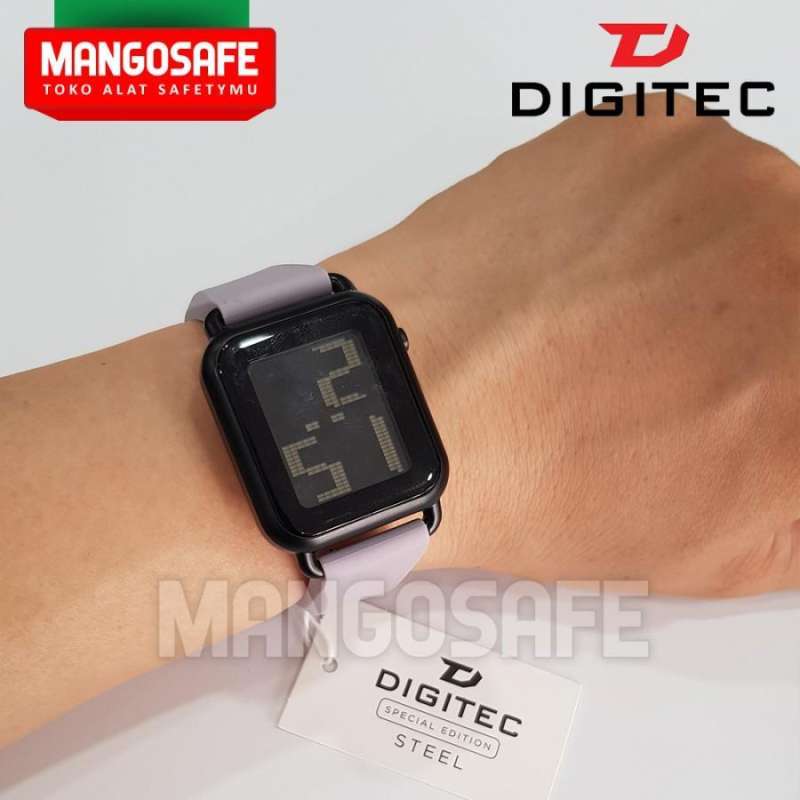 Jual Digitec Dgs 6090 T Jam Tangan Petak Karet Digital Black Purple ...