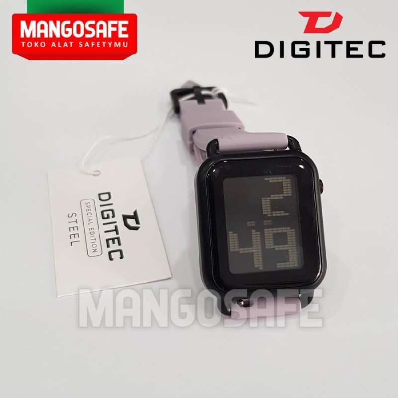 Jual Digitec Dgs 6090 T Jam Tangan Petak Karet Digital Black Purple ...
