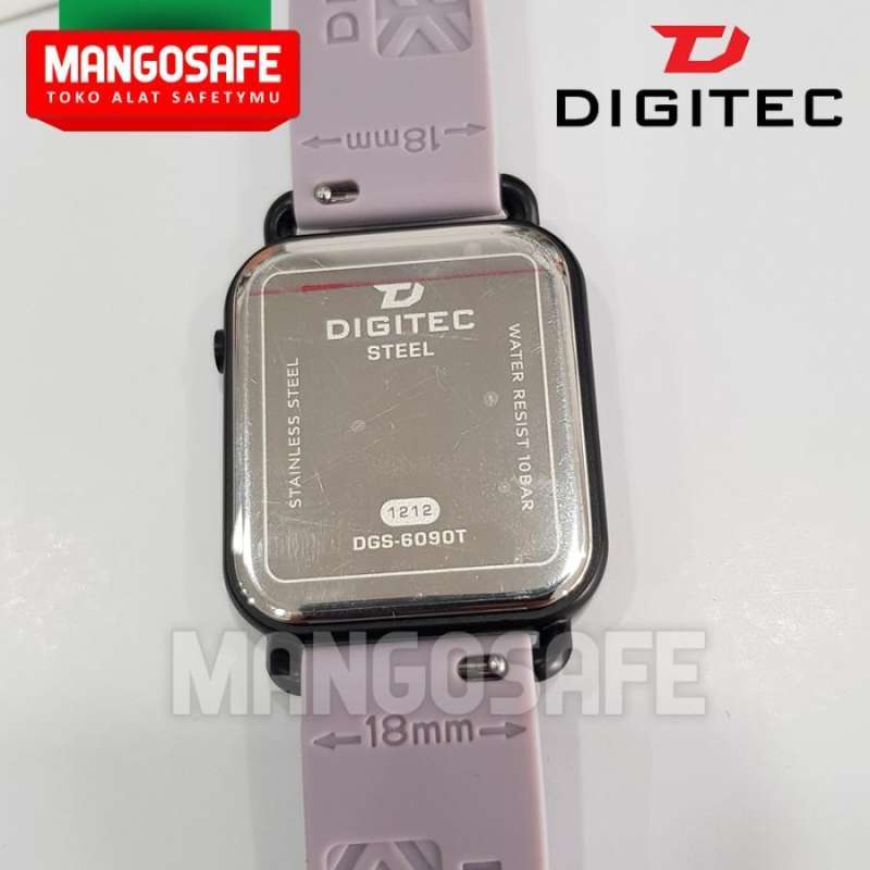Jual Digitec Dgs 6090 T Jam Tangan Petak Karet Digital Black Purple ...