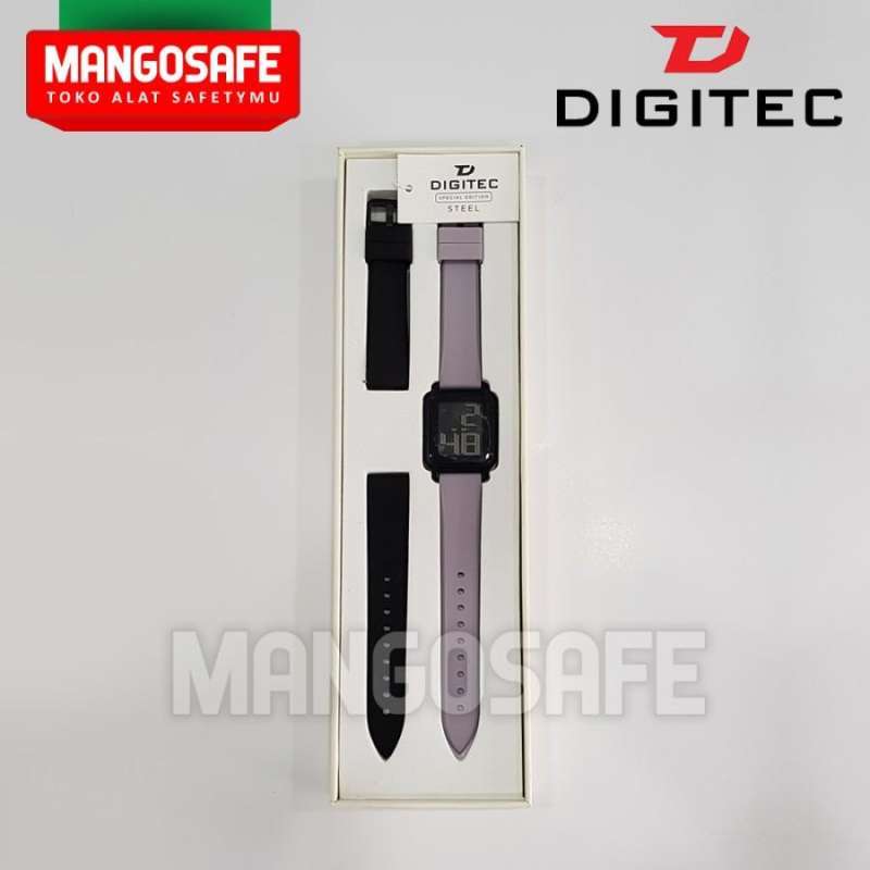 Jual Digitec Dgs 6090 T Jam Tangan Petak Karet Digital Black Purple ...