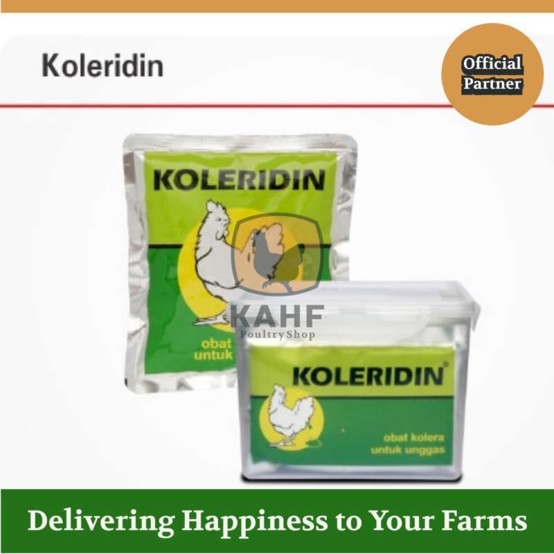 Jual Koleridin Serbuk 100 gram - Obat Kolera Ayam Buruk Mencret Hijau ...