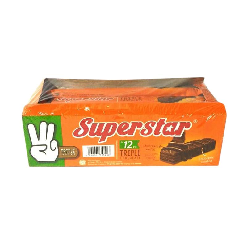 Jual Superstar Wafer Triple Chocolate [12 Sachets] di Seller Yummy ...